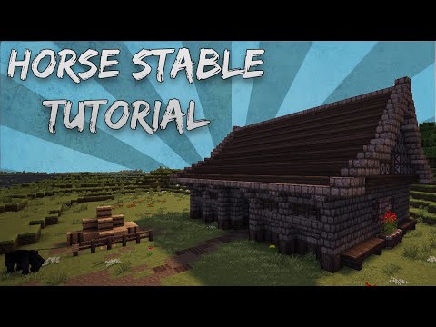Medieval Horse Stable Minecraft Map