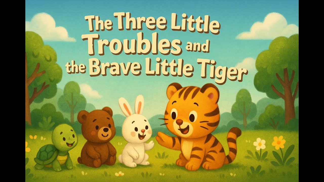 【用聽的學英文】The Three Little Troubles and the Brave Little Tiger | Bedtime Story for Kids |