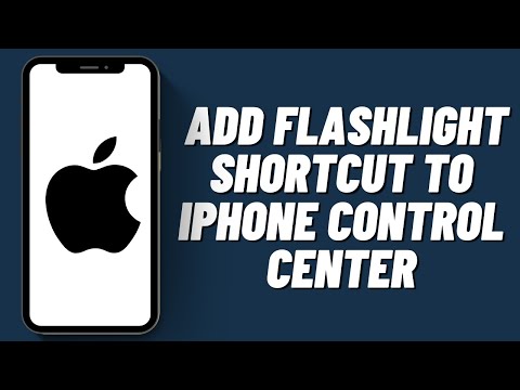 How to Add Flashlight Shortcut to iPhone Control Center (2023)