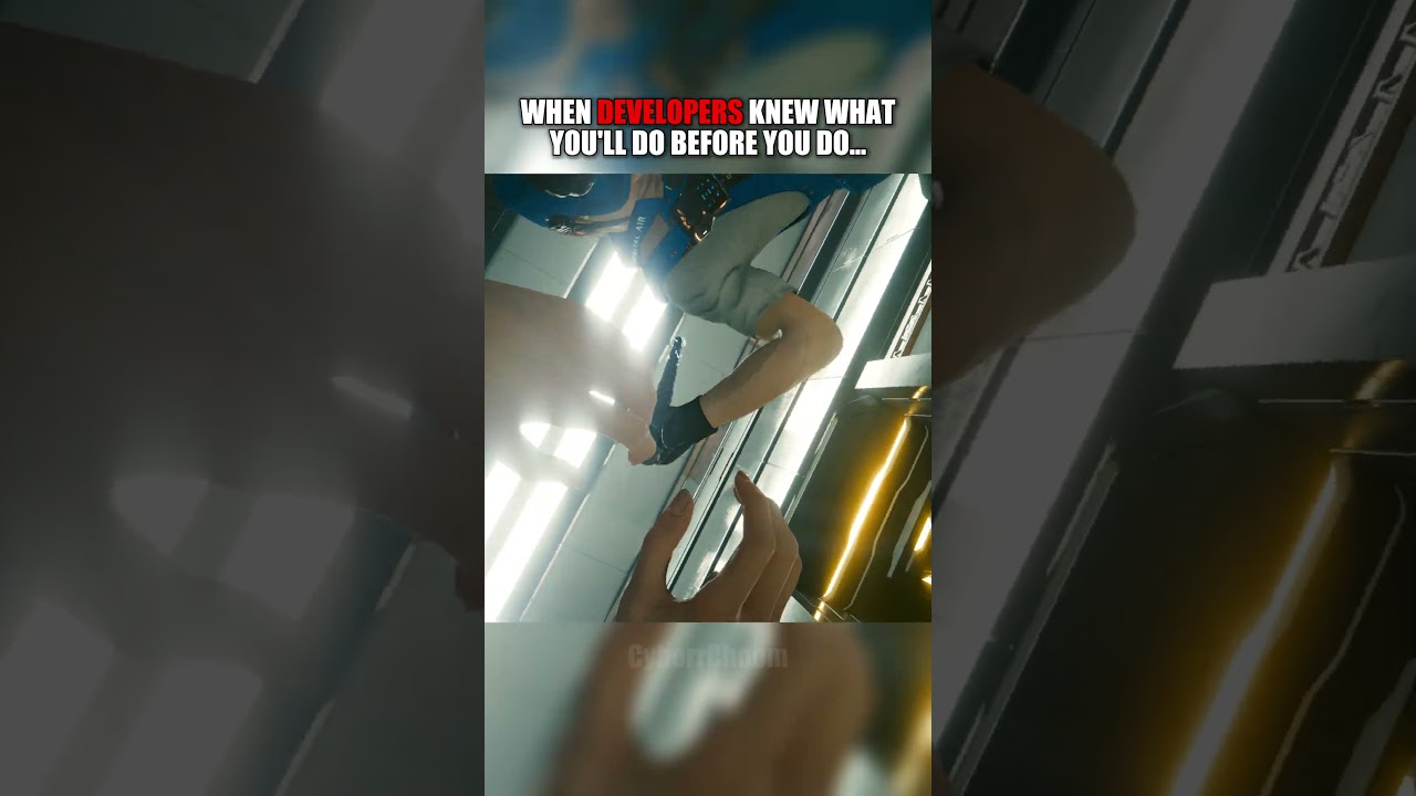 Yes... The Developers knew you'd try that #shorts #cyberpunk