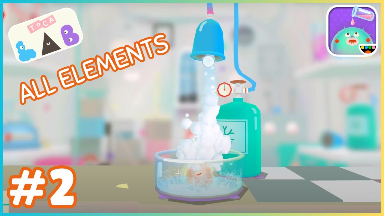 👉 Toca Lab: Elements ⚗️🧪 | ALL ELEMENTS | Full Gameplay Walkthrough | Part 2 | Games 4 Kids!