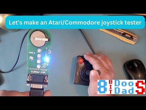 Let's make an Atari/Commodore joystick tester