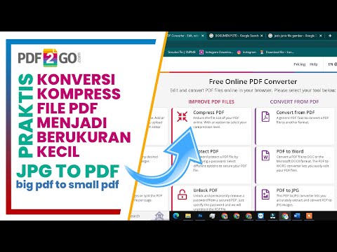 Konversi dan Kompress File PDF Supaya Kecil Kapasitasnya