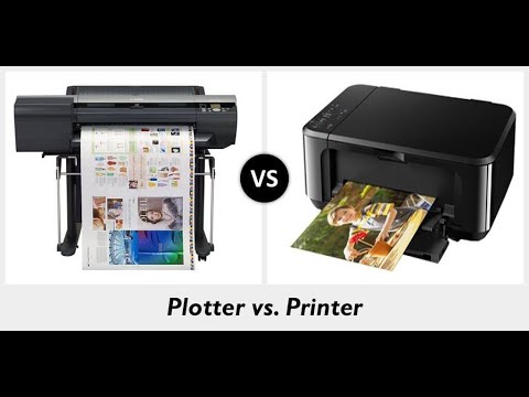 Plotter vs. Printer