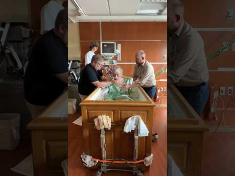 Man has wish fulfilled of being baptized in the ICU ❤️❤️