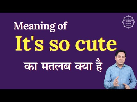 यह बहुत प्यारा है का मतलब | यह बहुत प्यारा है का क्या मतलब है | यह बहुत प्यारा है का मतलब