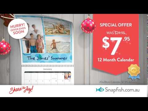 Photo Wall Calendar for just $7.95