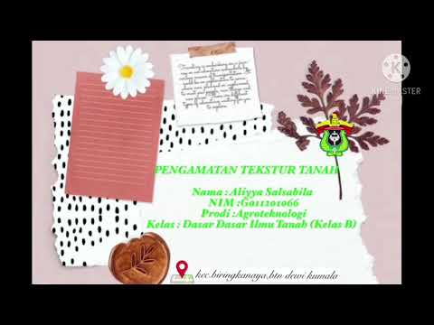 #ilmutanahunhas~Tugas Pengamatan Tekstur Tanah~