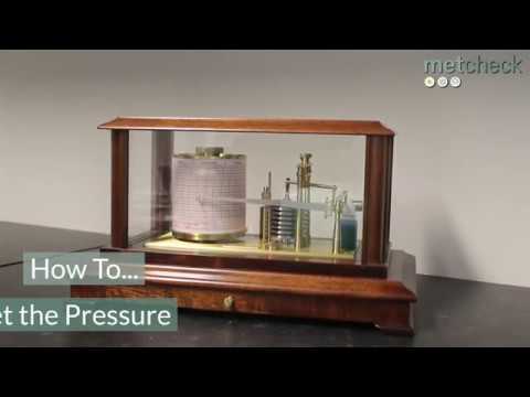 How To Set The Pressure On Your Barograph