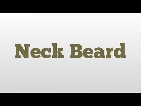 Neck Beard meaning and pronunciation
