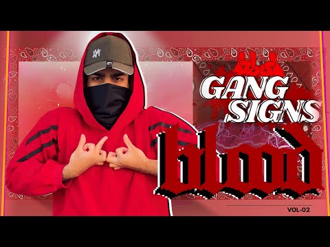BLOODS GANG SIGNS " BLOODS MEANING + TUTORIAL "