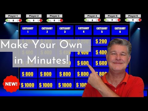 **NEW** Create an Interactive Jeopardy Game in PowerPoint!