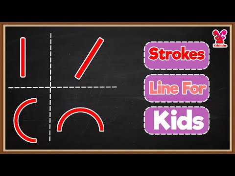 Learn Basic Strokes Video Lecture - LKG
