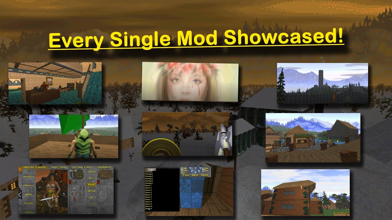 My Entire Daggerfall Unity Modlist in 2025