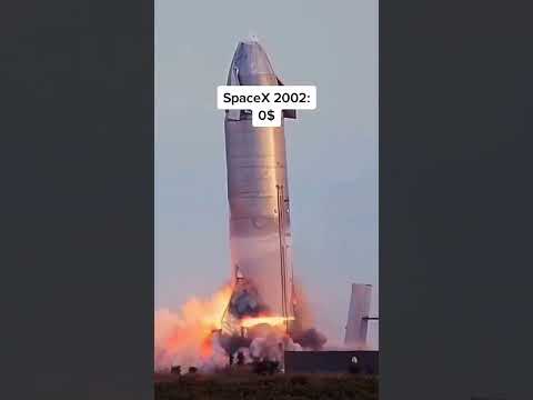 SpaceX Evolution from 2002 to 2022 ???????????????? #shorts #spacex #starship #elonmusk