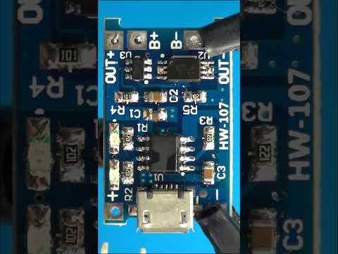 tp4056 li-ion charging chip replacement.#liion #charger #tp4056