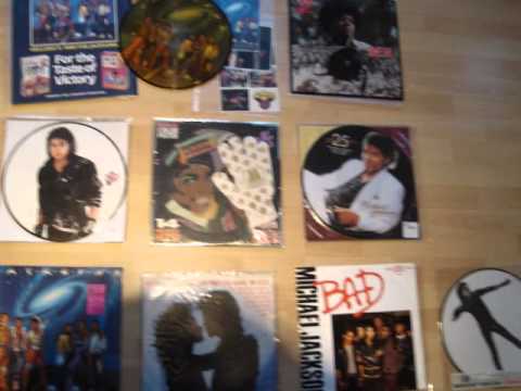 my michael jackson vinyl collection ( is for sale ) - a vendre 2012 2013