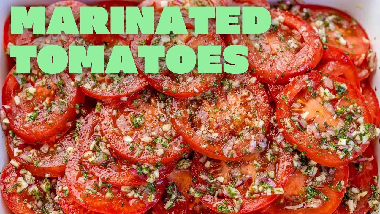 Rachel’s FAVORITE Marinated Tomatoes Recipe 🍅