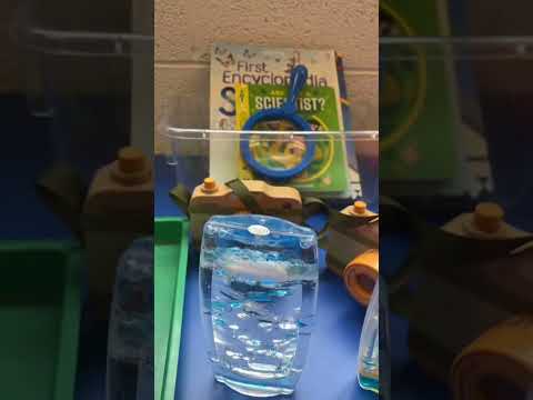 Step into our amazing Science Center! ๐งช๐ We're exploring the wonders of magnets, sensory bottles, an