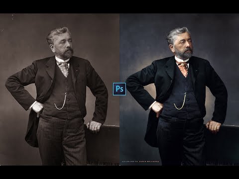 colorization of Gustave Eiffel (1880) by Samir BELHAMRA - Samir BELHAMRA @Grafixart_photo