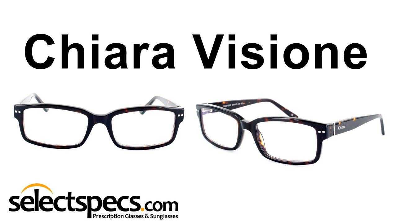 Square Framed Glasses for Men - Chiara Visione UCV1002 Havana