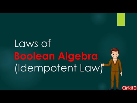 4. LAW OF BOOLEAN ALGEBRA (IDEMPOTENT LAW)