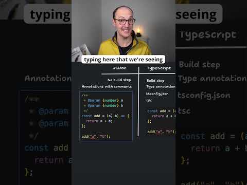 JSDoc vs TypeScript #typescript