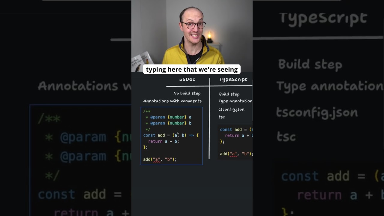 JSDoc vs TypeScript #typescript