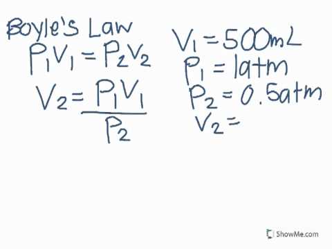 Boyle's Law calculation