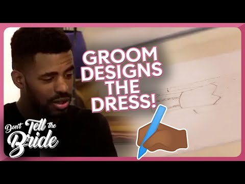 Ryan designs a wedding dress for his Bride Maria! | Don't Tell The Bride