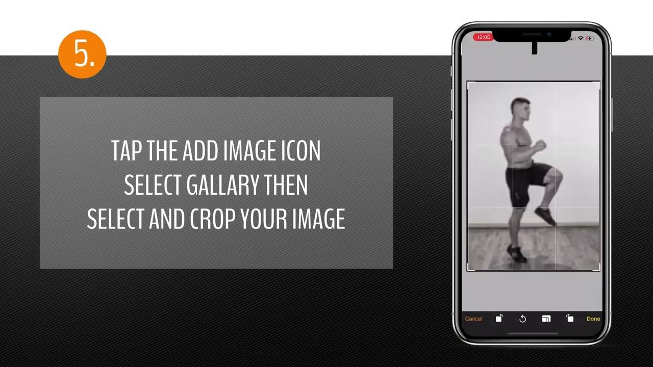 How to upload an exercise image from a PDF with TriadXP 3.4