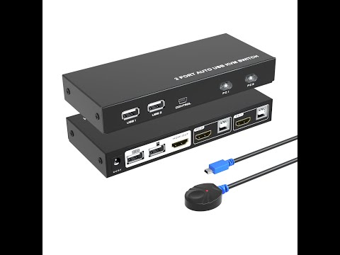MT HK201, 4k 60hz kvm switch HDMI 2 port