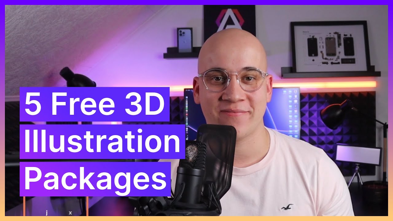 5 Free 3D Illustration Packages