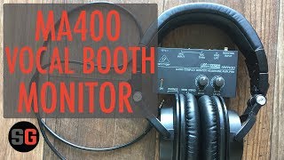 Behringer MicroMON MA400 Monitor Headphone Amplifier - What To Know ...