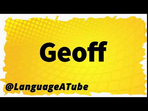 Geoff Pronunciation ⚡️ How To Pronounce Geoff!