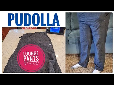 Review Pudolla Men's Cotton Lounge Pants / Sweatpants Look and Feel Great!