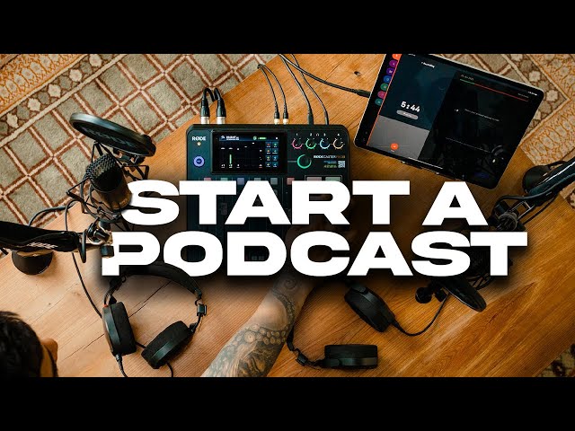 Microphones and Wireless Microphones - Rode Podcaster Bundle Podcast ...