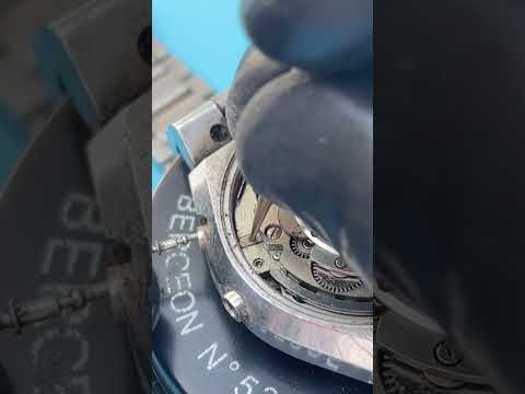 Seiko blue matic vintage watch restoration and servicing #seiko #asmr