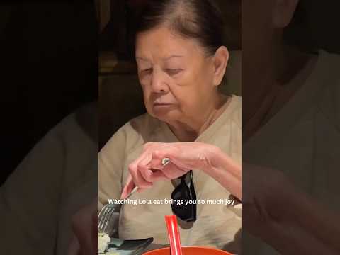oh how I love this woman so much! #lola #grandma #filipino #filipina #grandmother #dinnertime