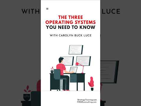 The Three Operating Systems You Need to Know (with Carolyn Buck Luce) #shorts