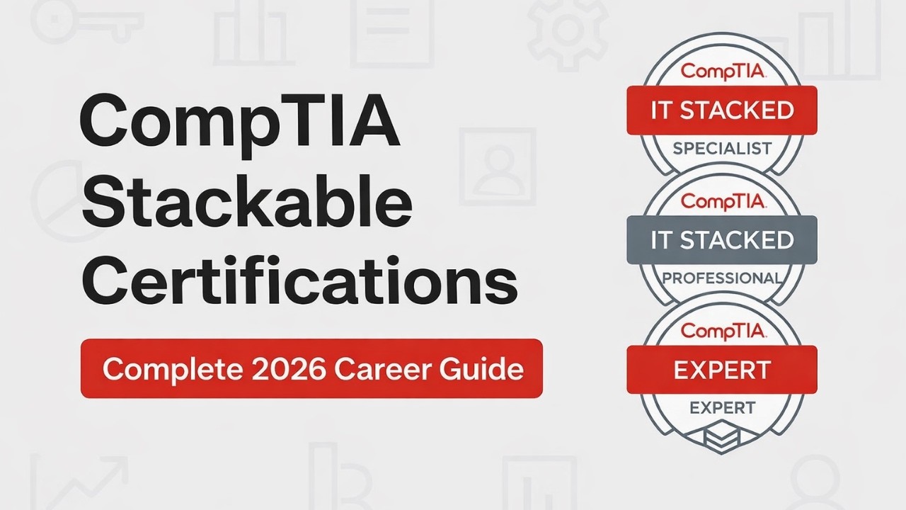 CompTIA Stackable Certifications | Complete Guide to Every Stack and Career Path