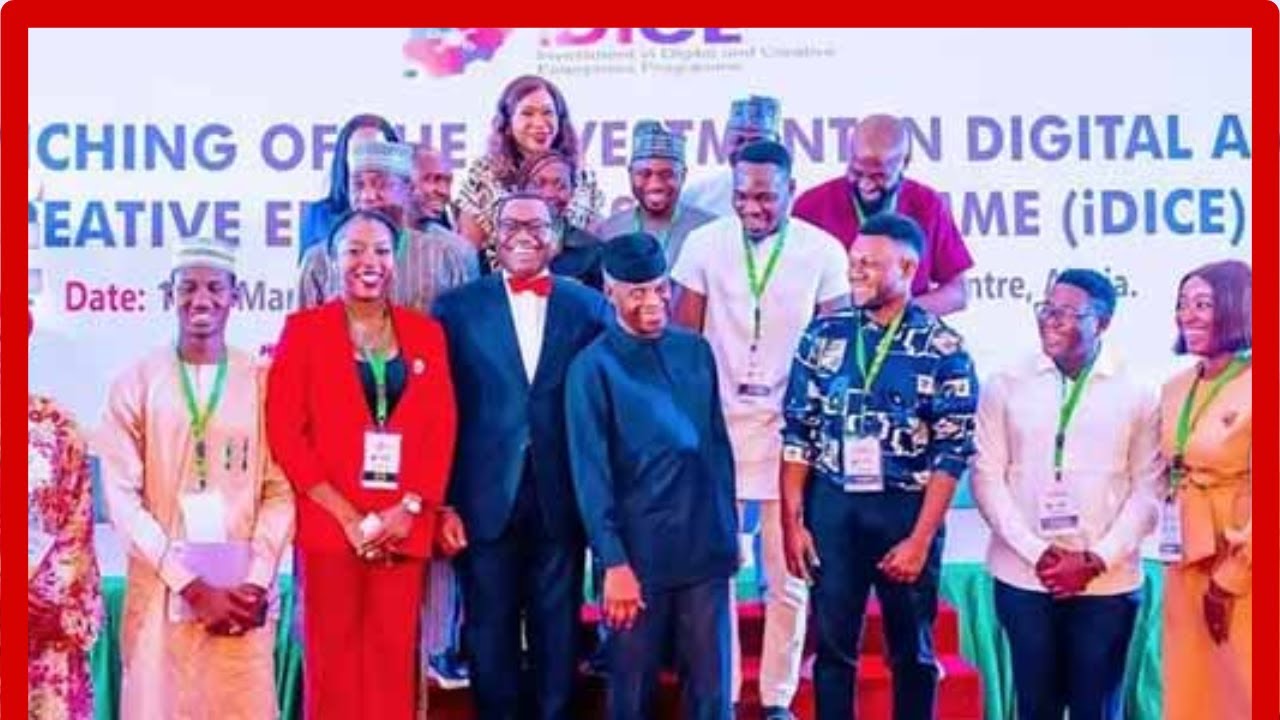 OSINBAJO UNVEILS $600M FUNDING FOR TECH, CREATIVE SECTORS