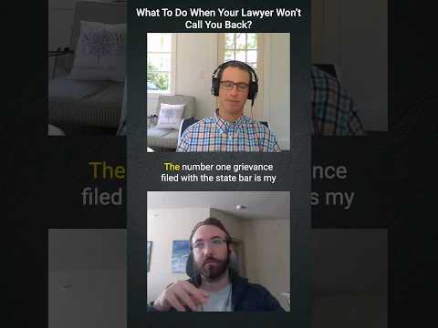 What To Do When Your Lawyer Won't Call You Back? #LegalAdvice #Lawyer #Attorney #Law #Advice #Tips