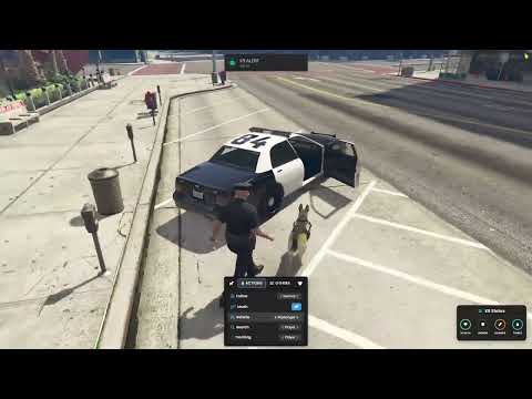 FiveM Script | K9 (Police Dog) | Little Preview