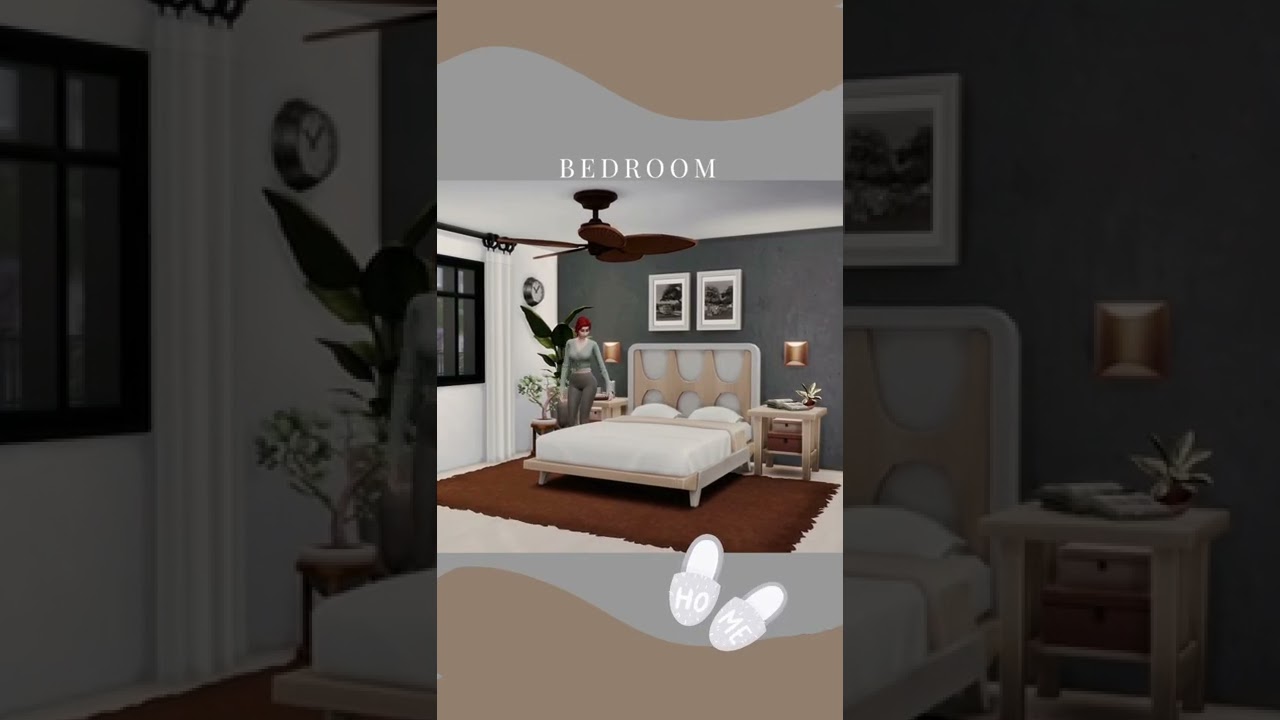 Like it?🛌 #stopmotion #thesims4 #nocc #cozy #cozyroom #ts4 #bedroom #decor #bedroomdesign #sims4