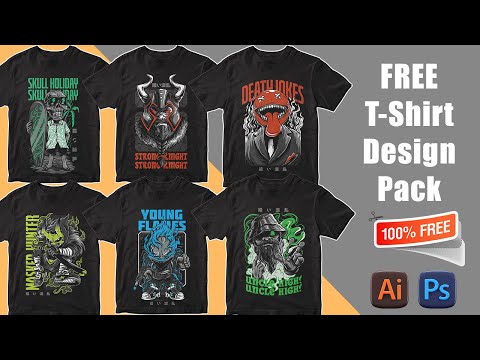 Professional T-Shirt Designs Package 2025 | Free Download