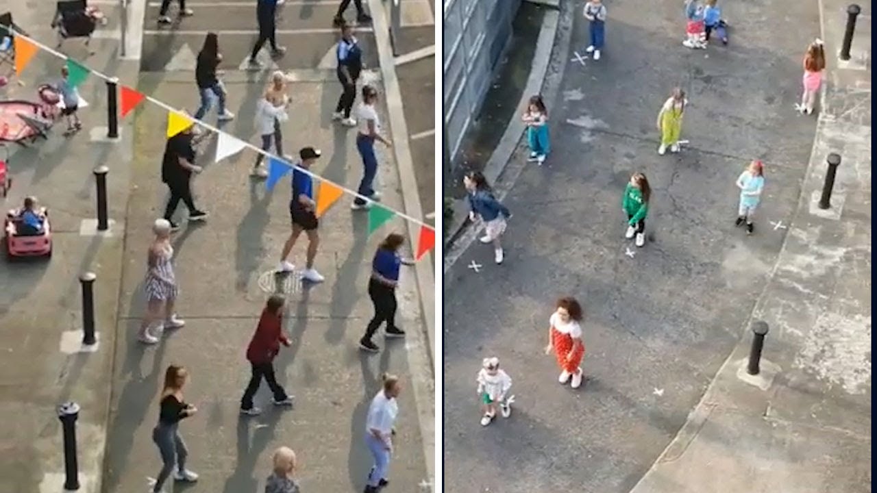 Watch: Irish neighbours perform socially-distanced 'Saturday Night ...