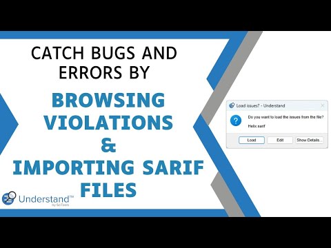 Browsing Violations and Importing SARIF Files