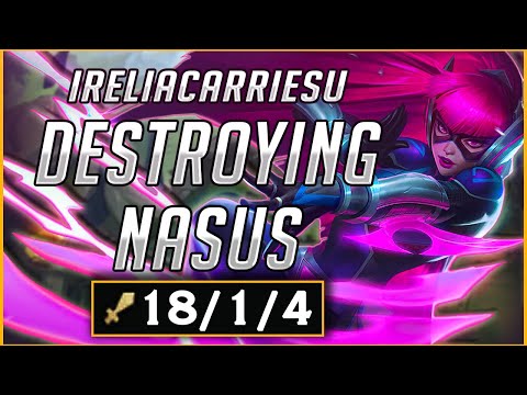 This Nasus Main didn't stand a chance against my Irelia, I ended up 1v5'ing!