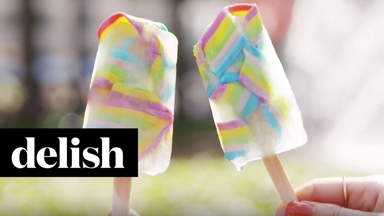 Rainbow Candy Pops | Delish